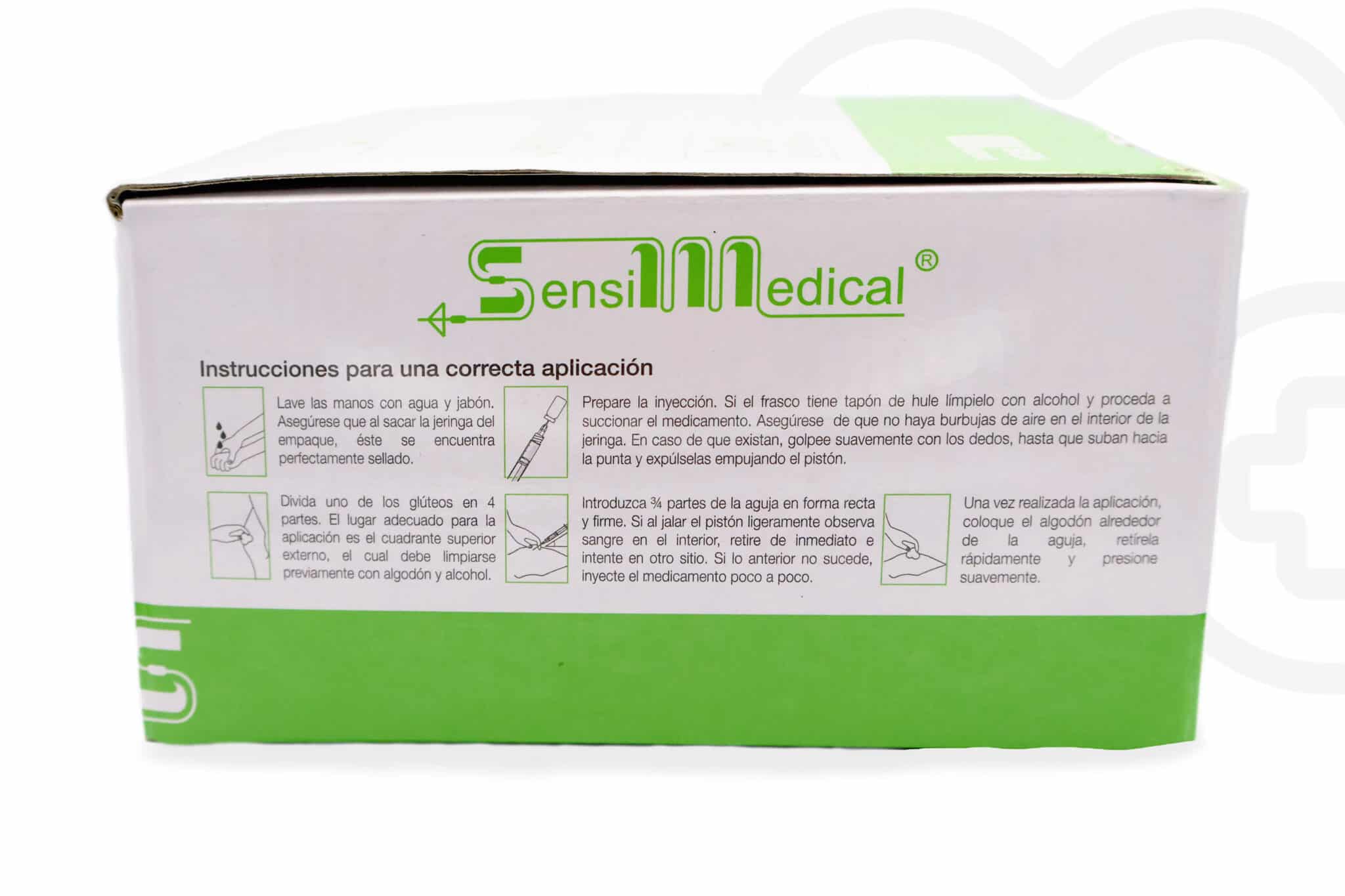 Jeringa de 3 ml con Aguja 21G x 32mm (Verde) – Oxihome® Health Care.